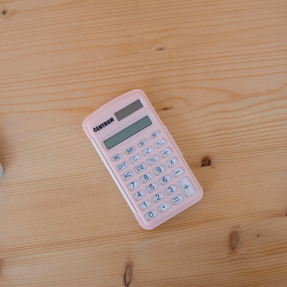 Calculadoras – Rosa com Canela