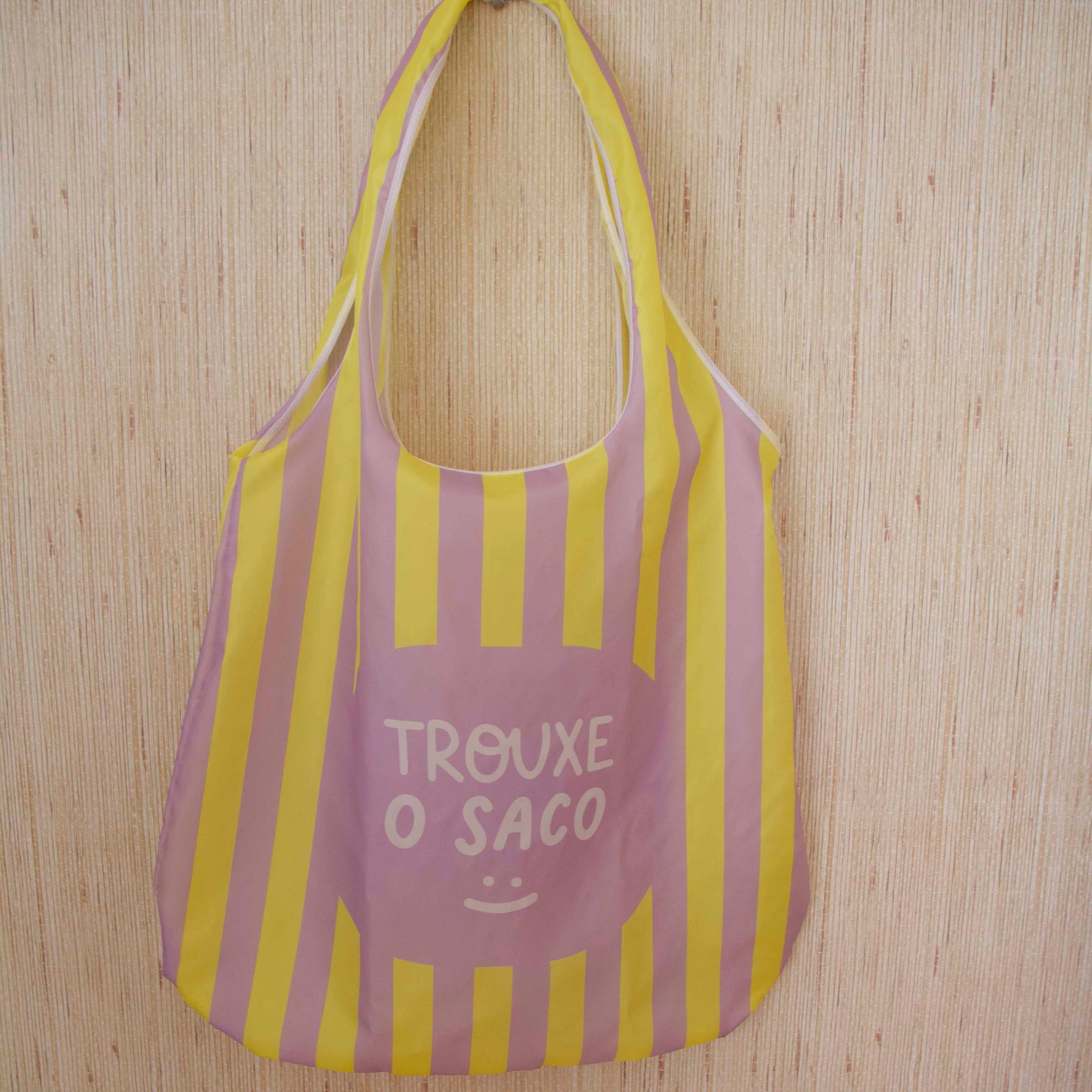 Saco de Compras (Eco Bag) STRIPES LAVANDA – Rosa com Canela